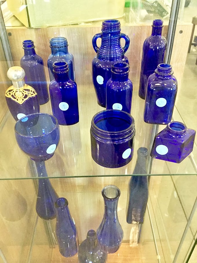 Feeling blue never looked so good! These cobalt glass bottles are begging to be filled with flowers, pencils, or your wildest imagination.
