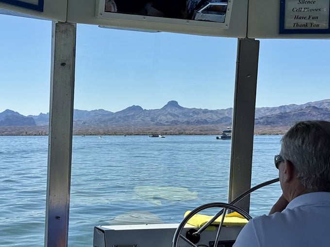 Captain's log, stardate... wait, wrong franchise. But this skipper's ready to navigate you through Havasu's wonders!