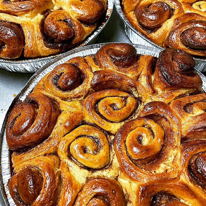 Sticky buns so heavenly, they'll make you believe in love at first bite. Napkins required, restraint optional!