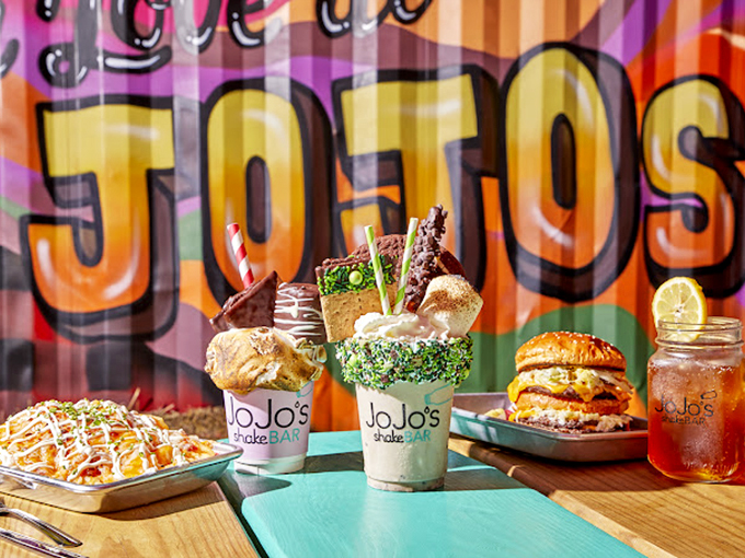 A feast for both eyes and stomach: loaded shakes, hearty burgers, and fries that demand to be shared and photographed.