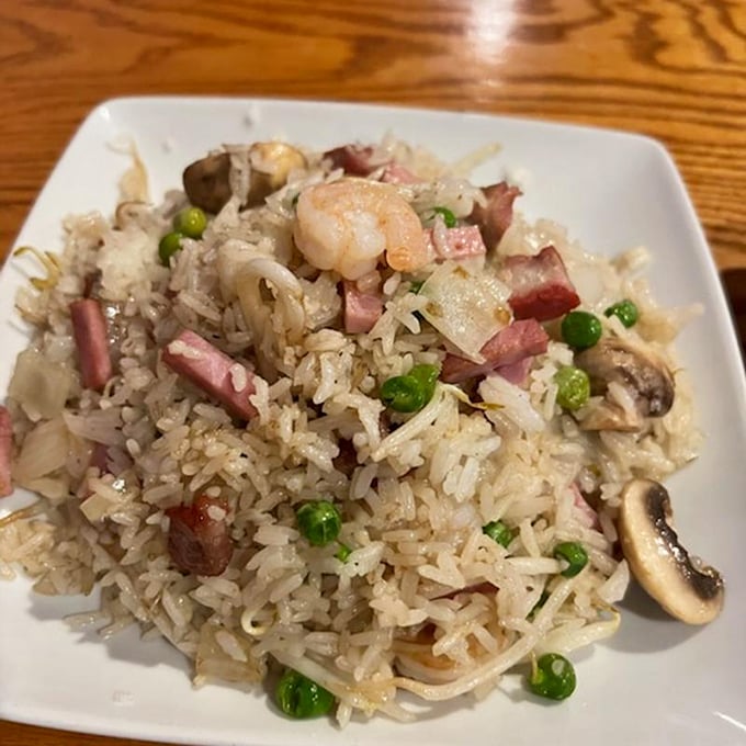 A symphony of flavors where every grain of rice plays its part perfectly in this classic comfort dish.