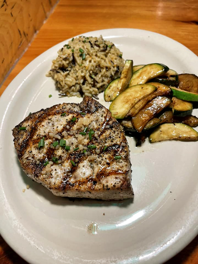 Swordfish that's a cut above the rest! Garlic and herbs turn this seafood star into a dish that's both elegant and comforting. Photo credit: Casey's Caboose