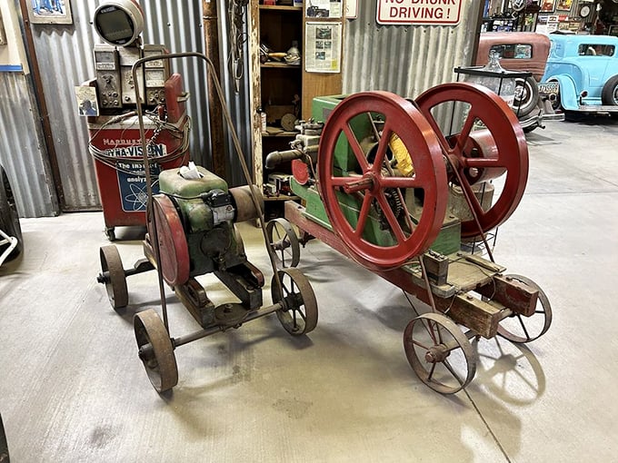 These vintage engines are like the grandfathers of modern motors. Listen closely, and you might hear them whispering tales of the good ol' days.