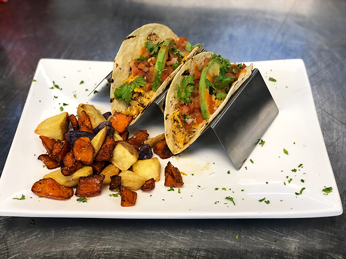 Tacos for breakfast? It's like your taste buds won the morning lottery! These huevos rancheros are a fiesta on a plate.