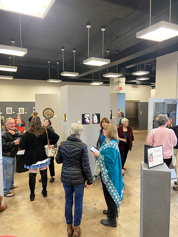 Art appreciation, desert style! This gallery opening looks livelier than a cactus in bloom. Who says culture can't thrive in the desert? Photo credit: ISDA International Sonoran Desert Alliance
