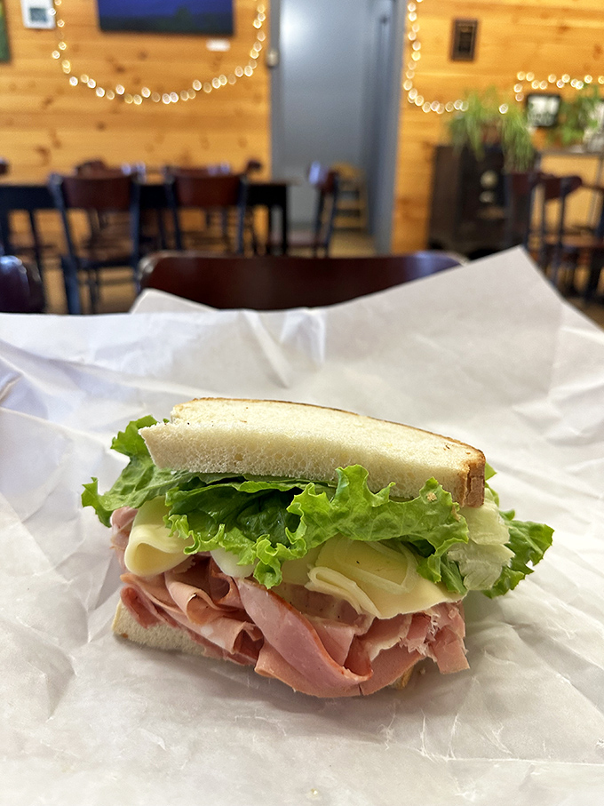 Mamma mia, what a sandwich! This Italian sub is like a trip to the old country, no passport required. Just bring your appetite and maybe some napkins.