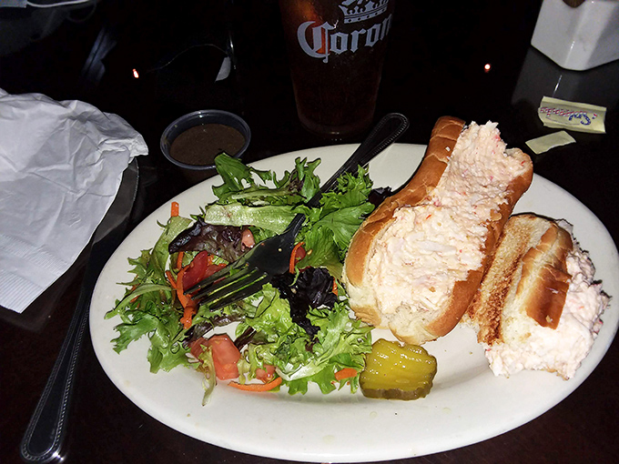 Who says landlocked states can't do seafood? This lobster roll is bringing the beach to Barre, one buttery bite at a time.