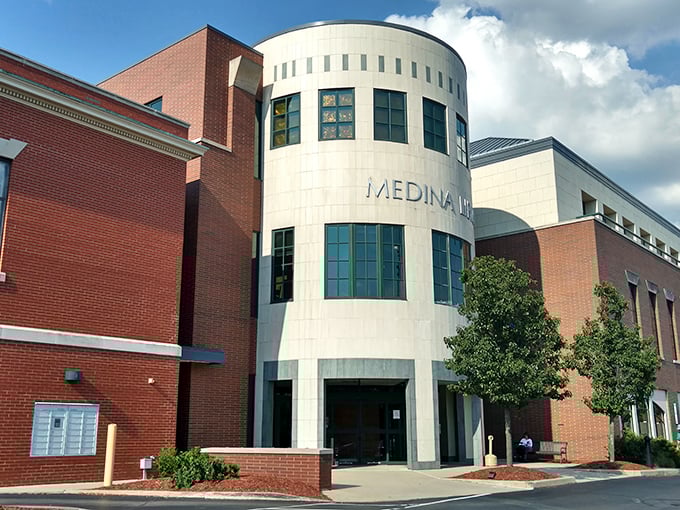 "Books and beauty in perfect harmony! Medina's library proves that even in the digital age, there's nothing like a good book&hellip; and great architecture."