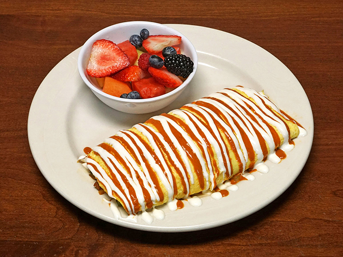 This omelet took a trip south of the border and came back with some zesty souvenirs.