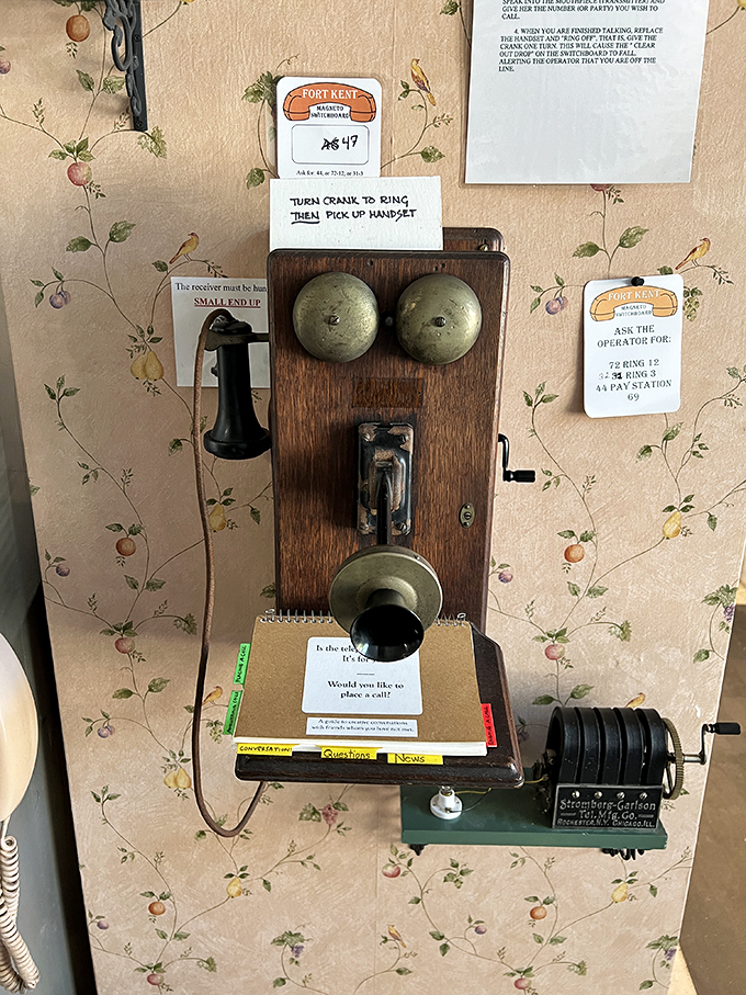 The OG of wall-mounted tech! Before flat-screen TVs, this wooden wonder was the household's prized possession. No selfies, though!
