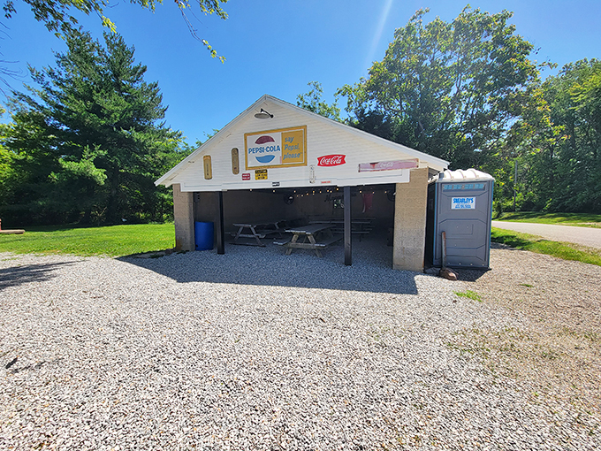 Your outdoor office for the day. Who needs a cubicle when you can have fresh air, sunshine, and the promise of epic burgers?