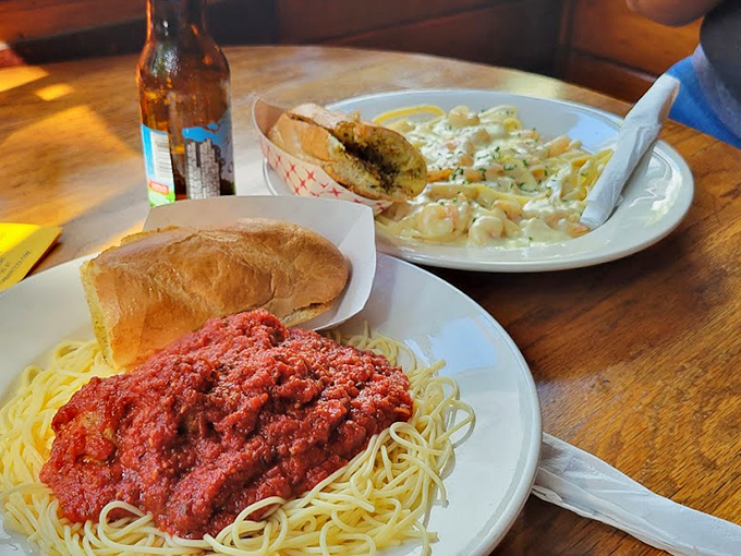 A plate of pasta that proves sometimes the simplest things in life really are the best.