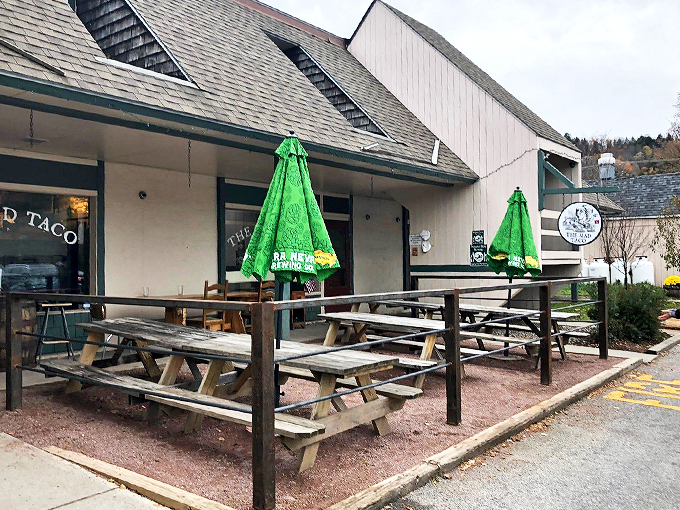 Tacos al fresco, anyone? The Mad Taco's patio is perfect for soaking up sun and salsa in equal measure.