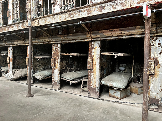 Home sweet home? These cells might make you appreciate your own digs a bit more. At least the view's consistent!