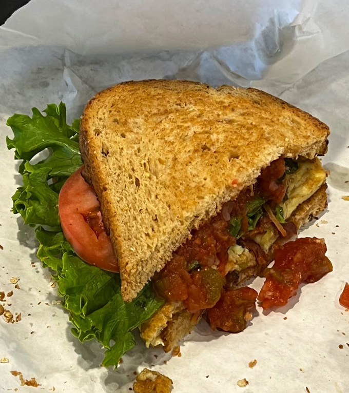 Not your average sammie! This flavor-packed creation is like a party in your mouth, and everyone's invited.