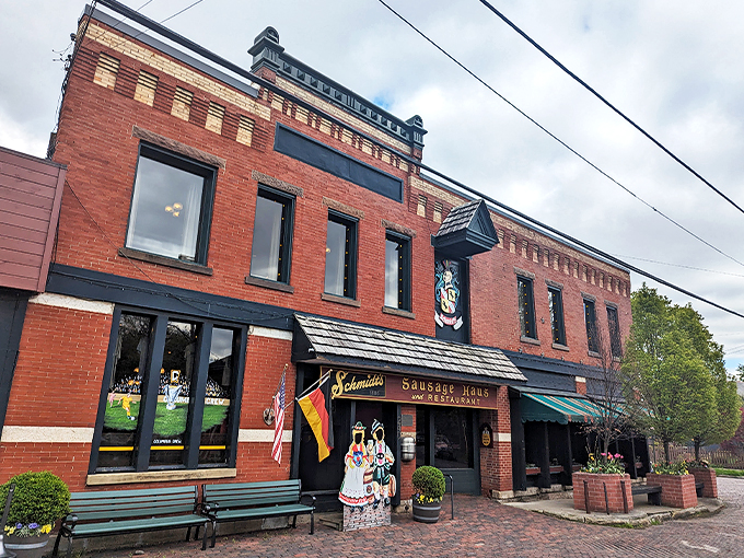 Schmidt's Sausage Haus: where dreams come true for meat lovers! It's like Oktoberfest all year round, minus the lederhosen (unless you bring your own).