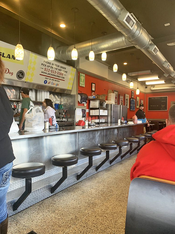 Spin me right 'round! These stools are your ticket to a whirlwind tour of flavor town, no reservation required.