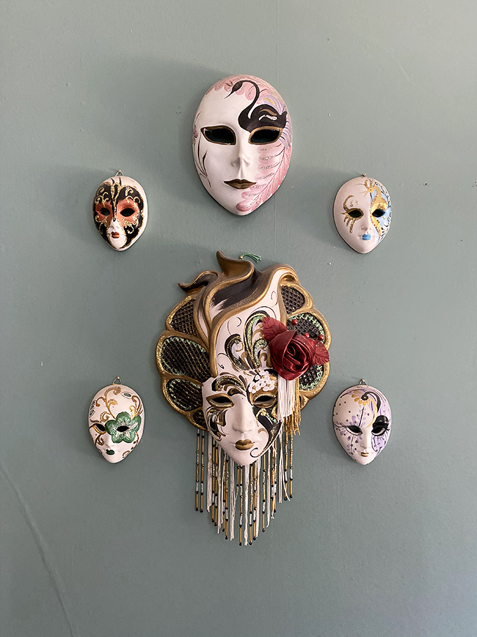 These Venetian masks aren't just decorations &ndash; they're conversation starters, cultural ambassadors, and silent witnesses to countless guest reactions.