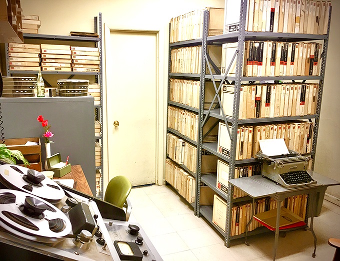 Shelves lined with history: The Motown archives hold countless reels of tape, each one a potential hit in waiting.