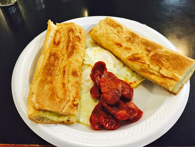 A breakfast spread fit for royalty... or just really hungry commoners. Who needs alarm clocks when you've got this to wake up to? Photo credit: Sheila D.