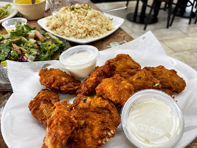 These aren't your average sports bar wings. Crispy, juicy, and packed with more flavor than a soap opera marathon, they're a touchdown for your taste buds.