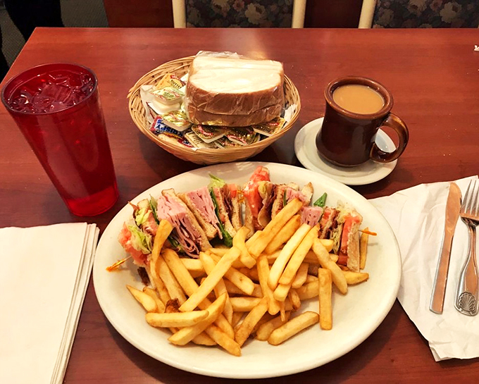The club sandwich that puts all others to shame. Stacked higher than a Jenga tower, it's a multi-story flavor adventure.
