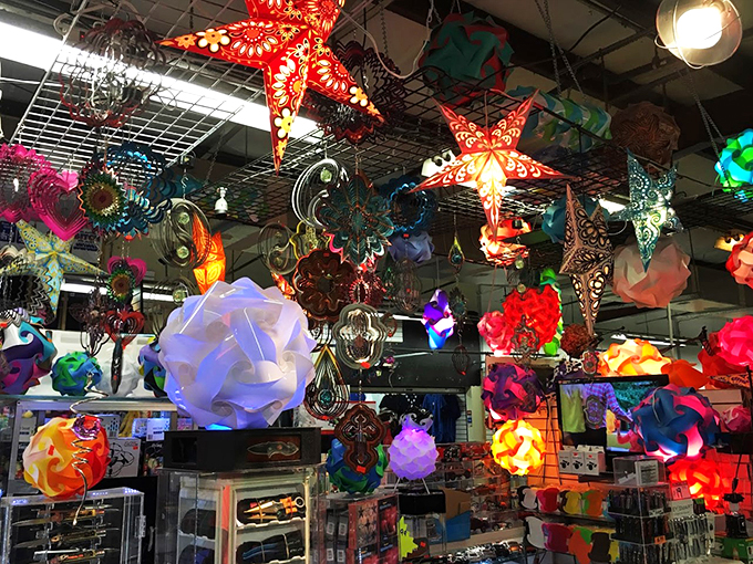 Lights, camera, decoration! This twinkling display is like a disco ball exploded in the best possible way. Your living room will never be the same.