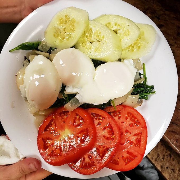 Sunny side up or over easy? Why choose when you can have this egg-cellent salad that hits all the right notes?