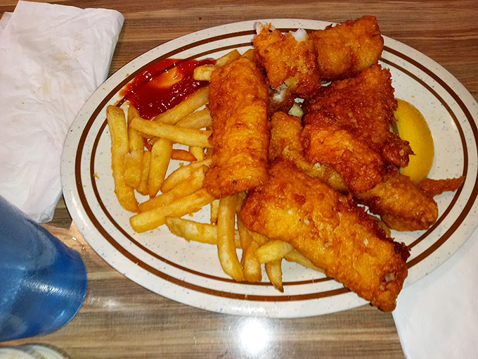 Round two of fish and chips &ndash; because one serving is never enough when it's this good. It's not gluttony, it's appreciation! Photo credit: Melody Ellis