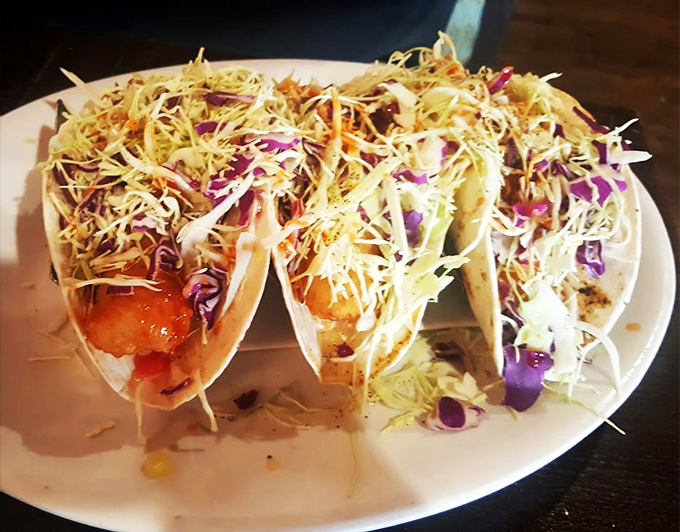 Taco 'bout a flavor fiesta! These fish tacos are a colorful carnival of textures and tastes that'll have your mouth doing the salsa. Ol&eacute;!