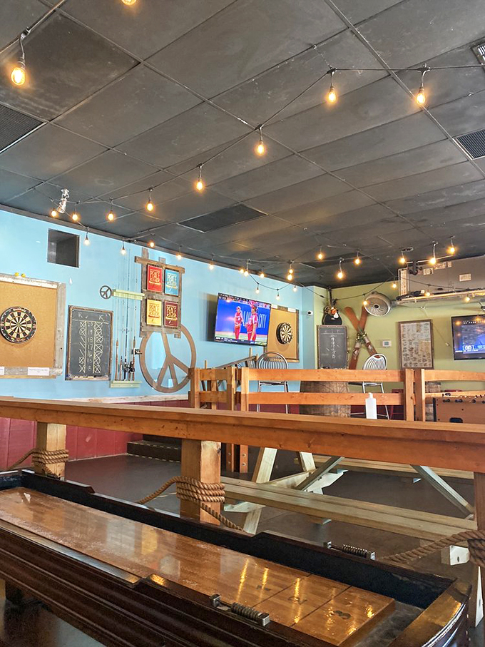 Where else can you play foosball while waiting for your futomaki? It's like an adult playground with better snacks!
