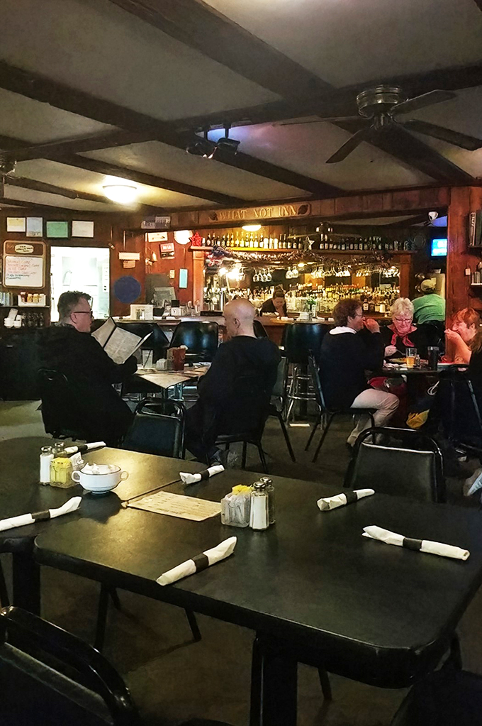 The heart of the What-Not-Inn: Where stories are shared, friendships are forged, and calories don't count (we can dream, right?).