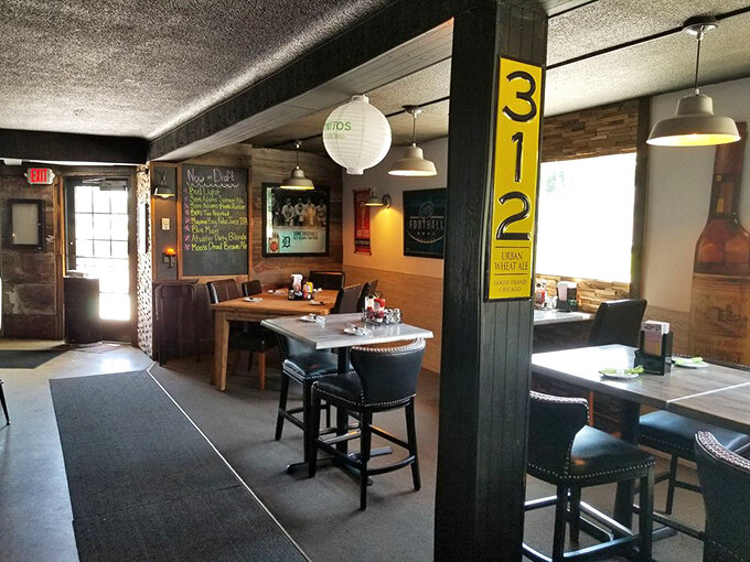 Where sports bar meets supper club - cozy booths and ambient lighting create the perfect spot for both celebration and relaxation.