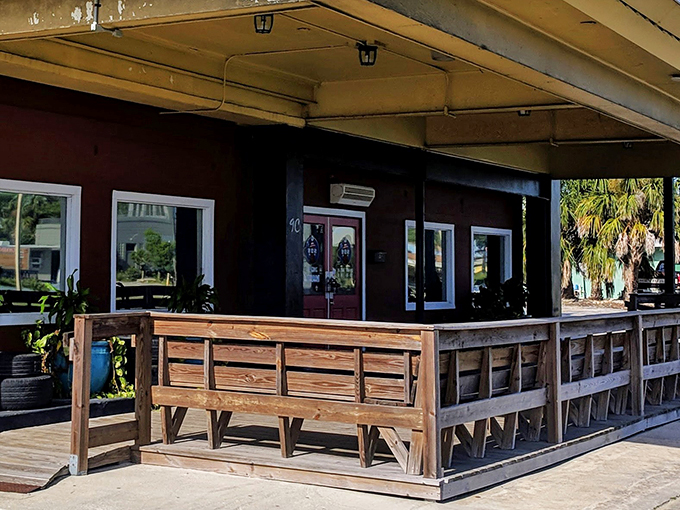 The patio: Where fresh air meets fresh flavors. It's the perfect spot for people-watching and burger-inhaling.