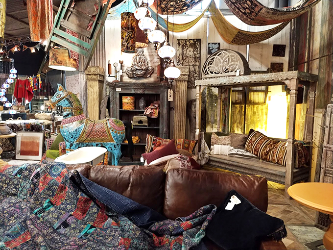 Holy tchotchkes, Batman! This quirky corner is a collector's paradise, where every knick-knack tells a story and every oddity finds a home. Photo credit: Dianne Turner