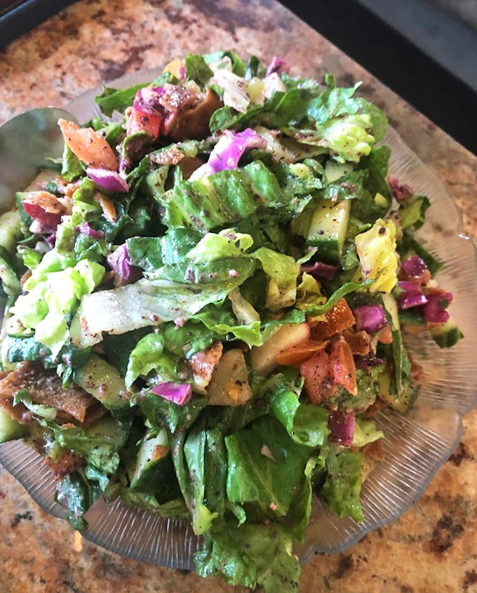 This salad is so vibrant, it could probably power a small city. It's not just nutritious; it's a technicolor dream in a bowl!