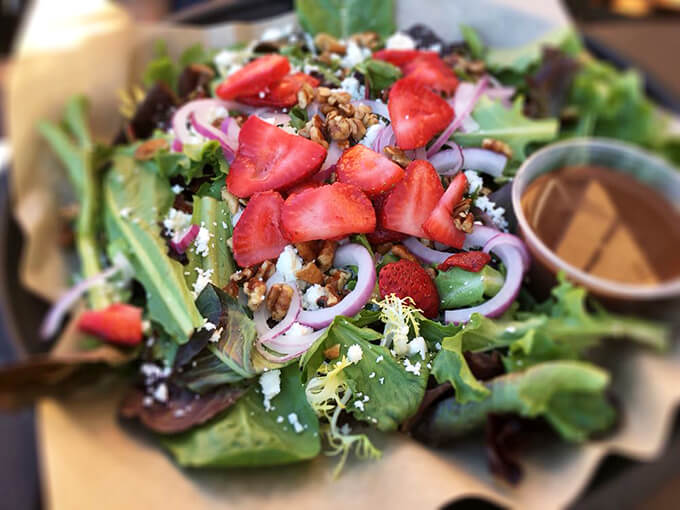 Who said salads can't be exciting? This colorful creation is like a garden party in a bowl, minus the small talk.