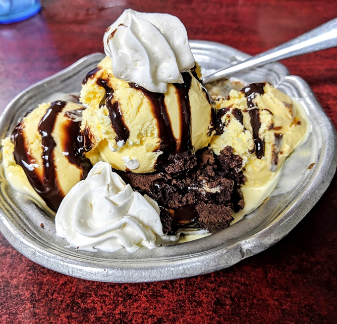 I scream, you scream, we all scream for... this glorious mountain of ice cream that's basically a balanced breakfast, right?