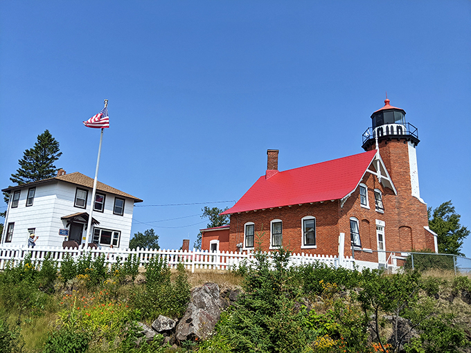 Eagle Harbor: Where lighthouses wear red brick like a fashion statement. It's the Keweenaw Peninsula's most photogenic resident. 