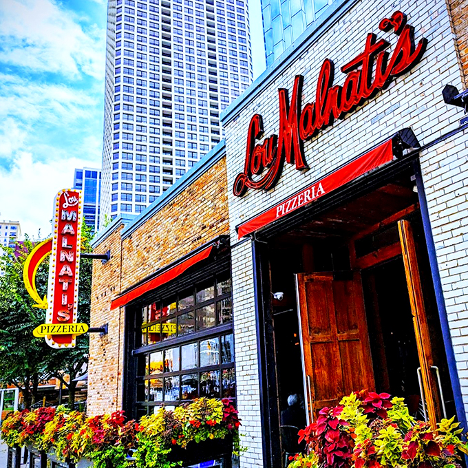 Lou Malnati's: Where the pizza is legendary and the atmosphere is pure Chicago. It's like a deep-dish time capsule.