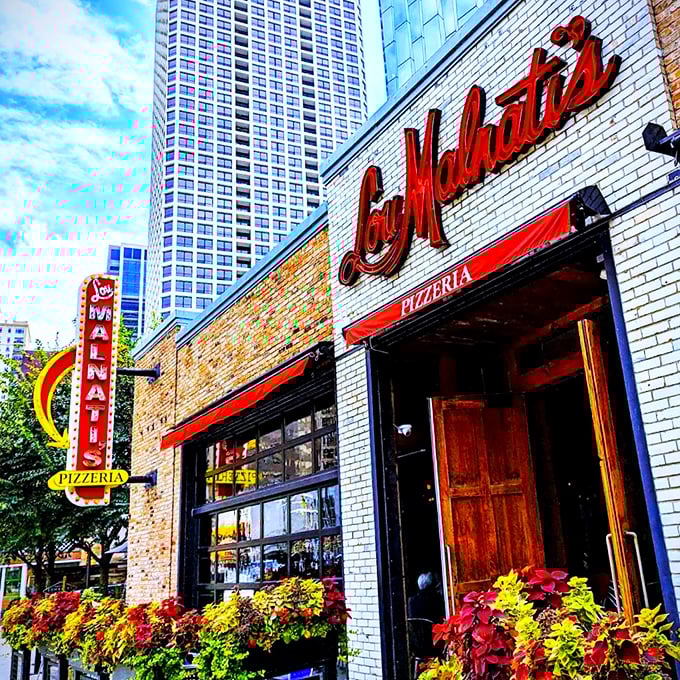Lou Malnati's: Where the pizza is legendary and the atmosphere is pure Chicago. It's like a deep-dish time capsule.