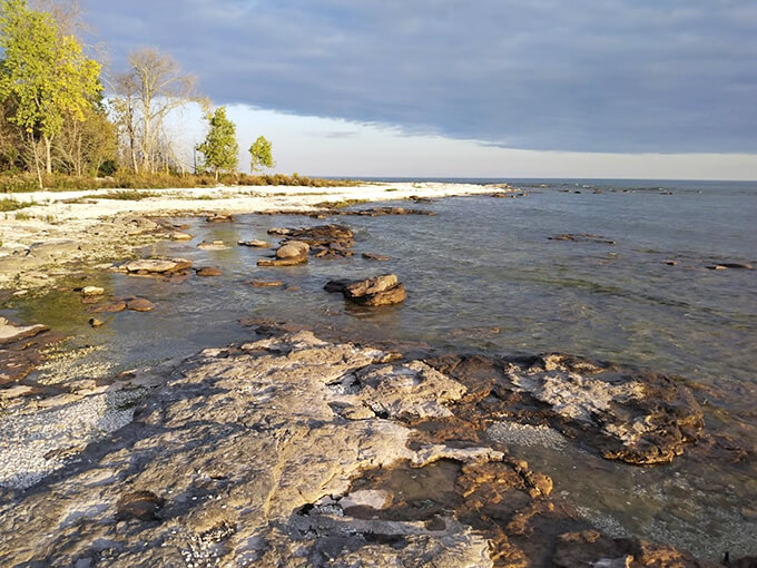 Pristine shoreline meets untouched forest. It's like stepping back in time to pre-colonial Wisconsin.