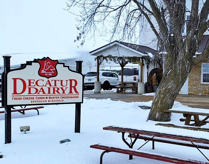 Winter wonderland of cheese! Even in the snow, this dairy's warm welcome (and amazing flavors) will melt your heart.