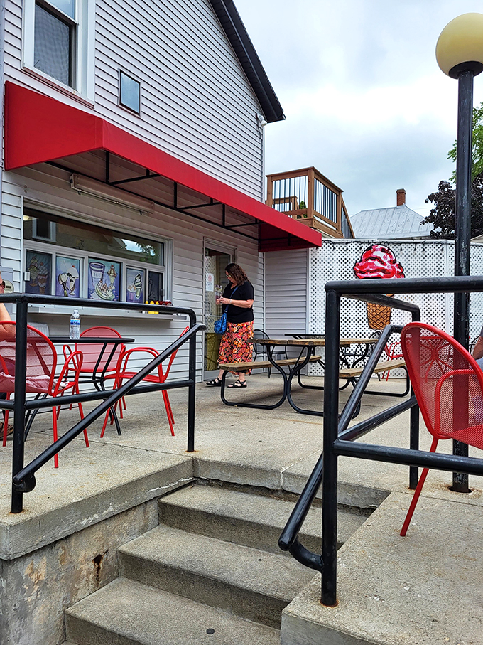 Red awning, classic charm, and ice cream that'll make you forget about adulting. Wedl's is where calories don't count and joy is served by the scoop.
