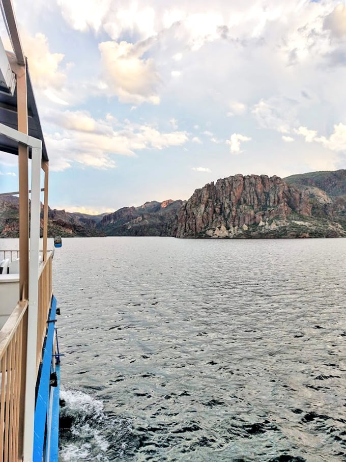 Smooth sailing ahead! These tranquil waters are nature's way of saying, "Relax, you're on Arizona time now."