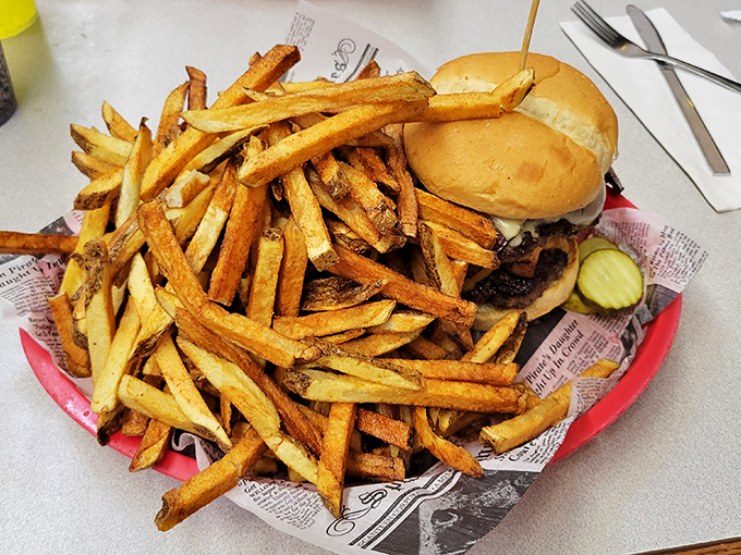 Fries that could make a Frenchman weep with joy. Crispy, golden, and more addictive than your favorite binge-worthy show.