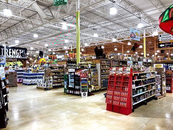 Aisles stretch as far as the eye can see, like a Food Network fever dream come to life.