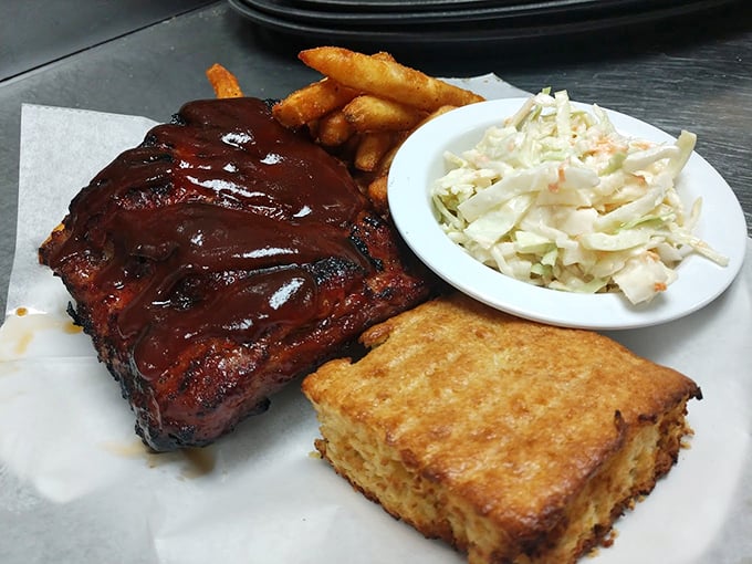 These ribs are so tender, they practically fall off the bone with a stern look. Napkins required, but dignity optional.