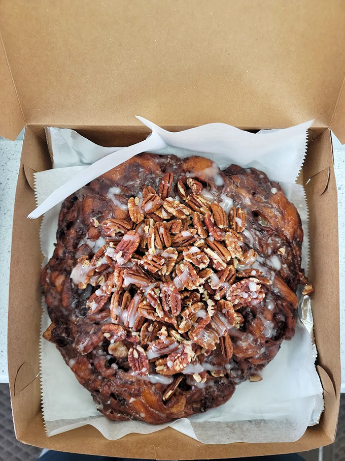 This pecan-crowned beauty isn't just a fritter&mdash;it's what happens when a pastry decides to dream big.