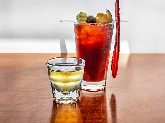 Move over, boring brunch drinks! This Bacon Bloody Mary is here to cure what ails you, whether it's a hangover or just a case of the Mondays.